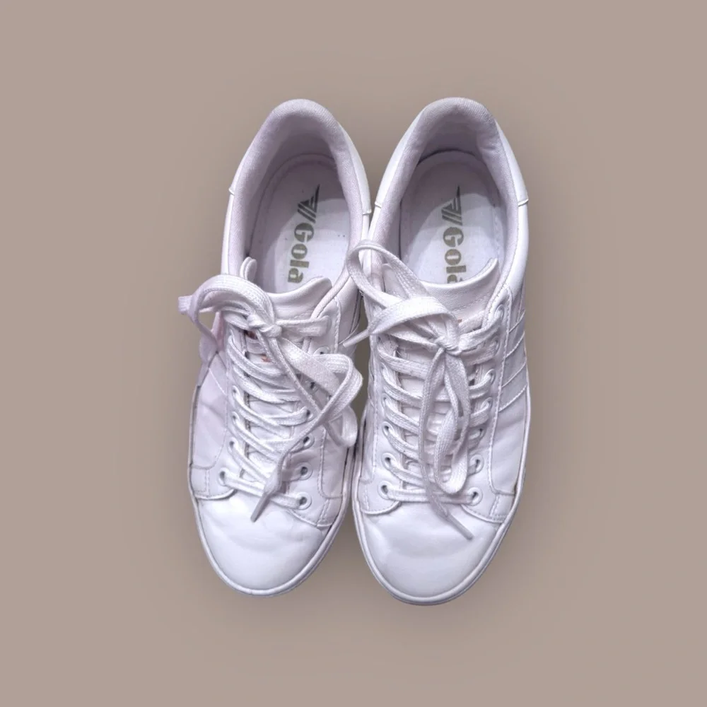 Gola | Shoes | Gola Womens Orchid Platform White Canvas Sneaker Size 7 ...